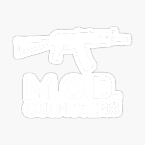 "White MOD logo" Sticker by MODOutfitters | Redbubble