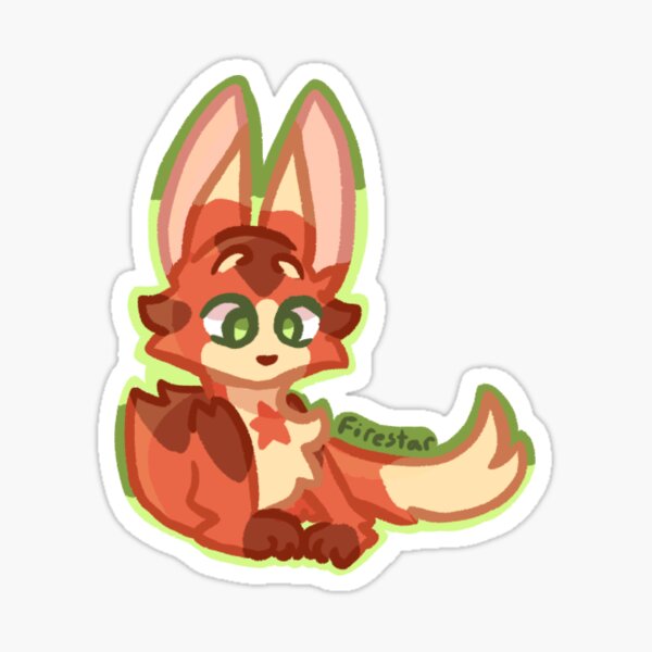 "Simple Firestar" Sticker by mmsnow | Redbubble