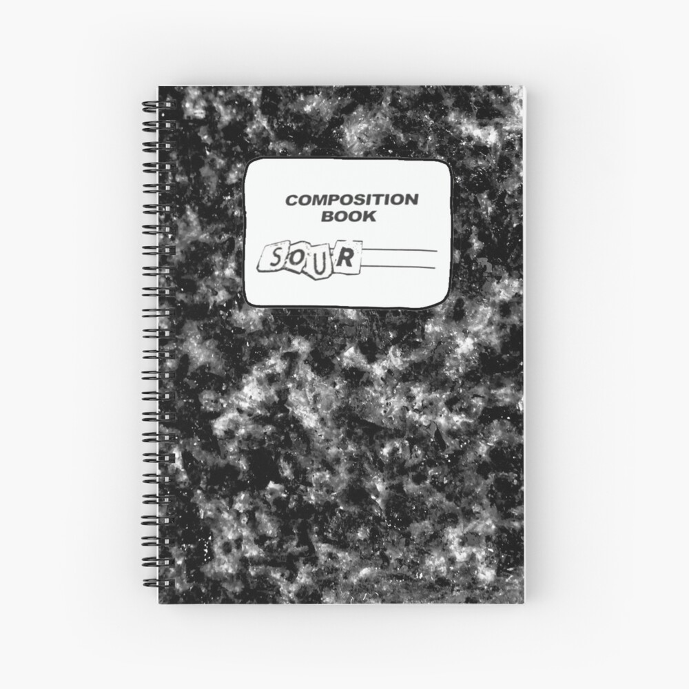 "Olivia Rodrigo Sour Album " Spiral Notebook by prettyfemme | Redbubble