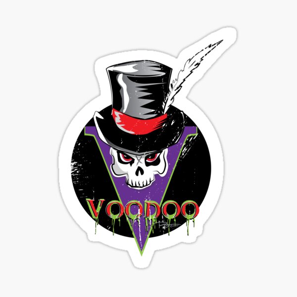 "Voodoo Skull" Sticker for Sale by i4ni-studio | Redbubble