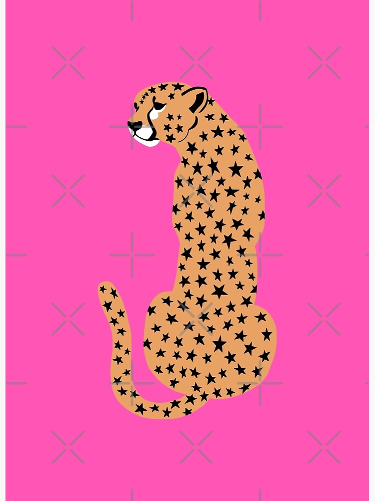 "star cheetah/leopard" Poster for Sale by lizziesumner | Redbubble