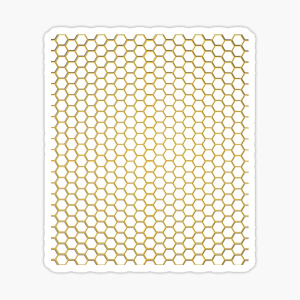 "Honeycomb #Bee" Sticker for Sale by MrJean | Redbubble