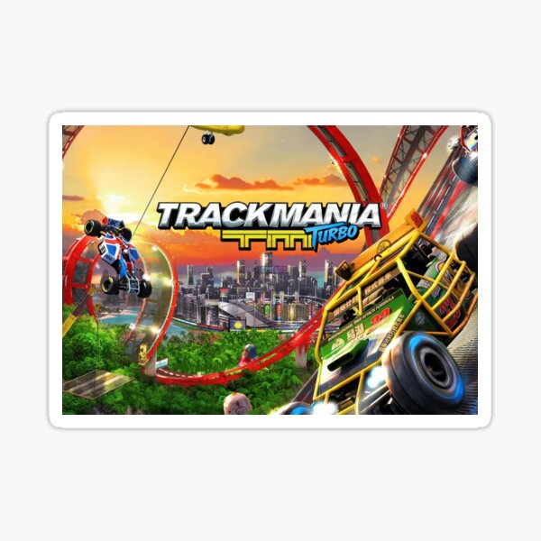 "Turbo Trackmania" Sticker for Sale by bertiecarter | Redbubble