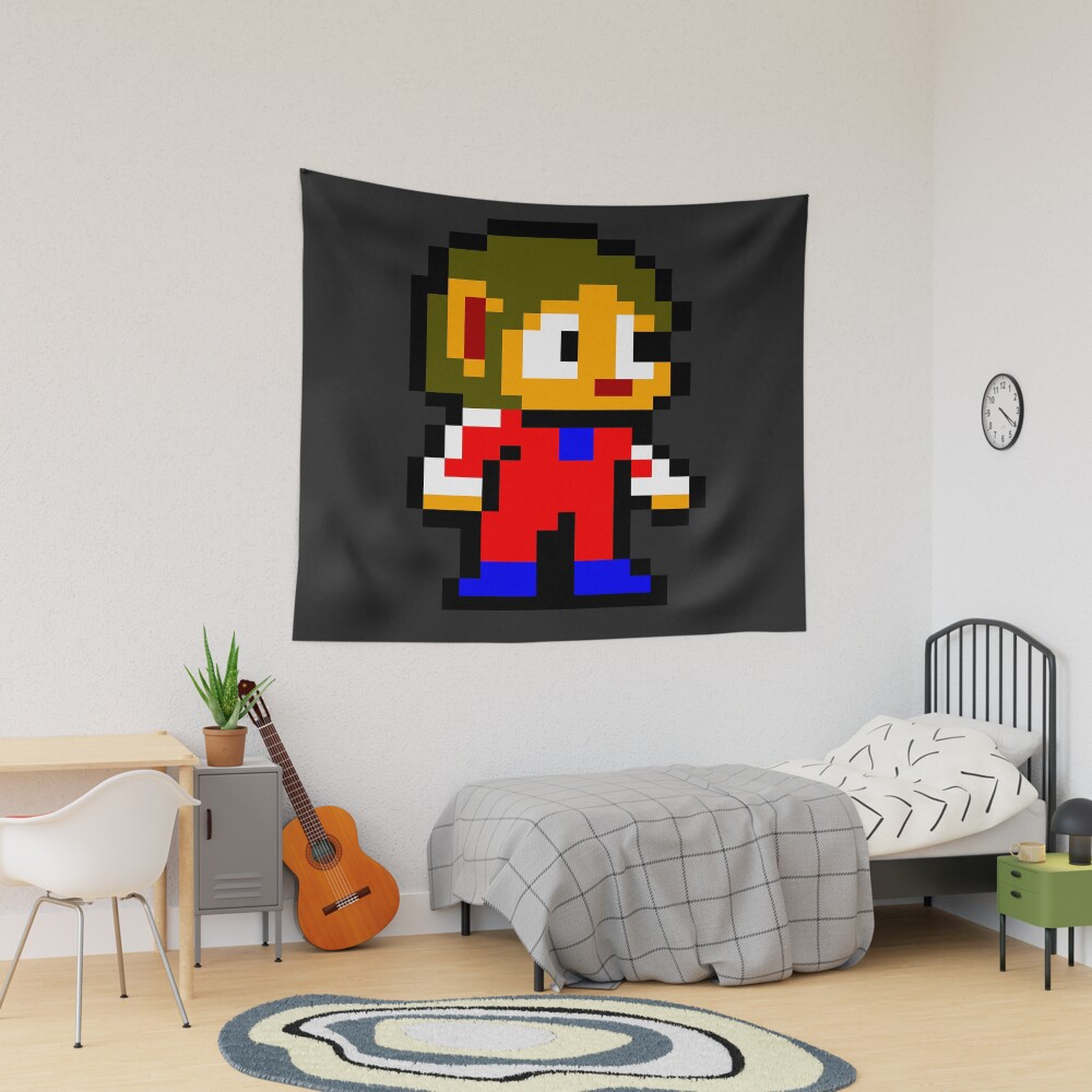 "Alex Kidd Pixel Art" Art Board Print for Sale by djspacegr | Redbubble
