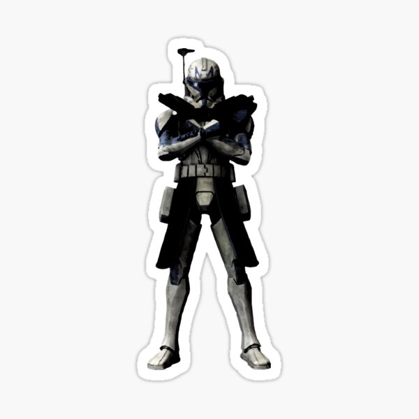"CAPTAIN REX" Sticker for Sale by mondocut | Redbubble