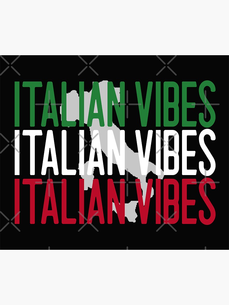 "Italian Vibes " Sticker for Sale by molamode | Redbubble