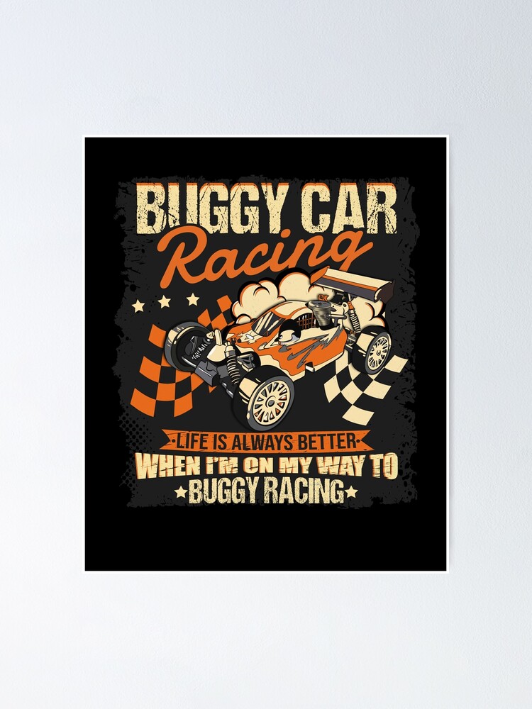 "RC Racing Car Model Car Racing Remote Control Saying Design" Poster by ...