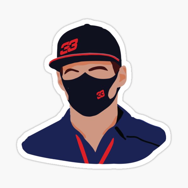 Sticker: Max Verstappen Logo Logo | Redbubble