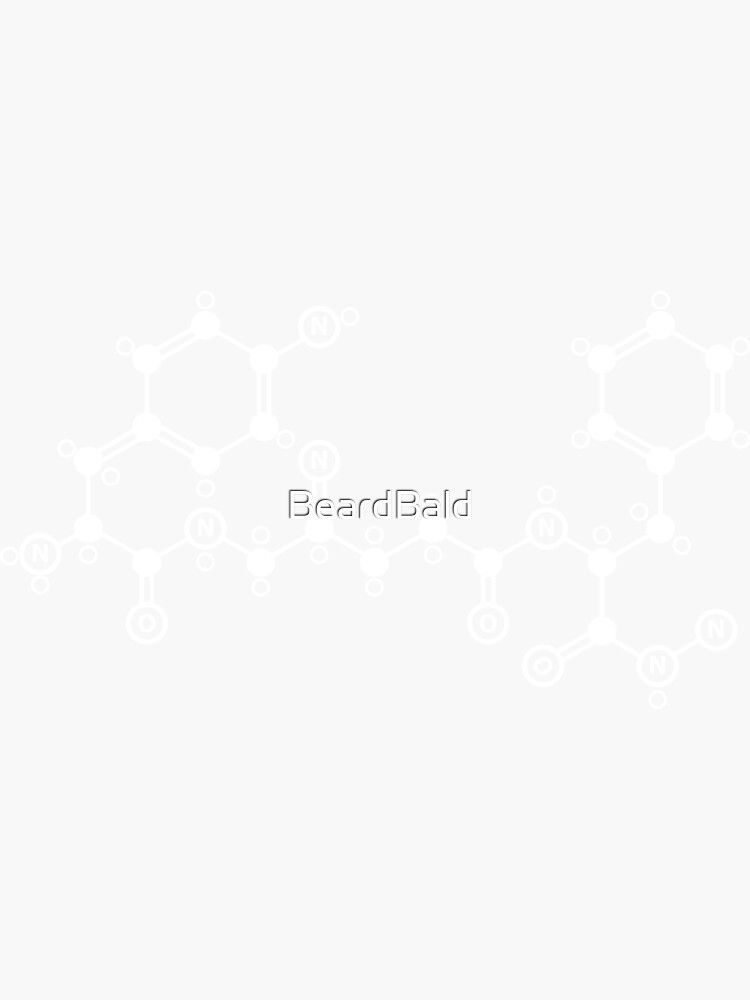 "endorphin W" Sticker by BeardBald | Redbubble