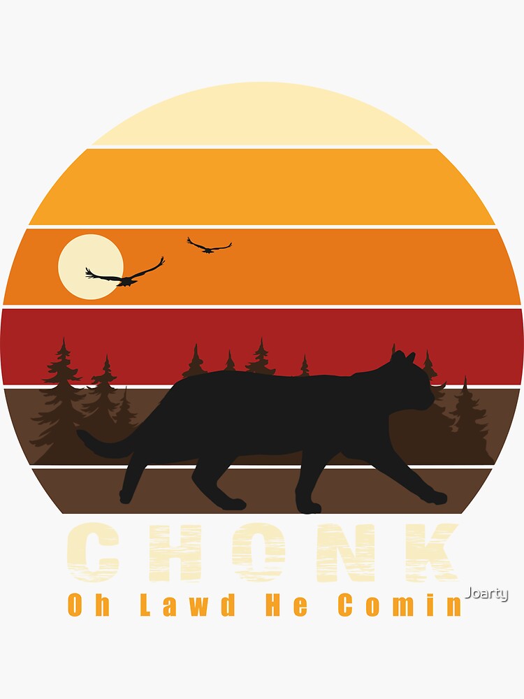 "Chonk Cat Scale Meme Funny Retro Style Vintage Cats Memes T-Shirt ...