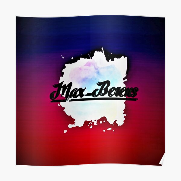 Póster «شعار الموضة (ماكس بيرينس)» de Max-Berens | Redbubble