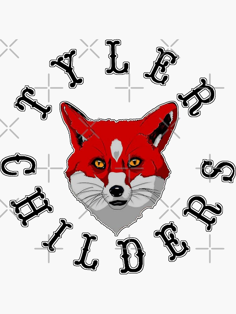 "Tyler Childers Fox Logo" Sticker by Payuan | Redbubble