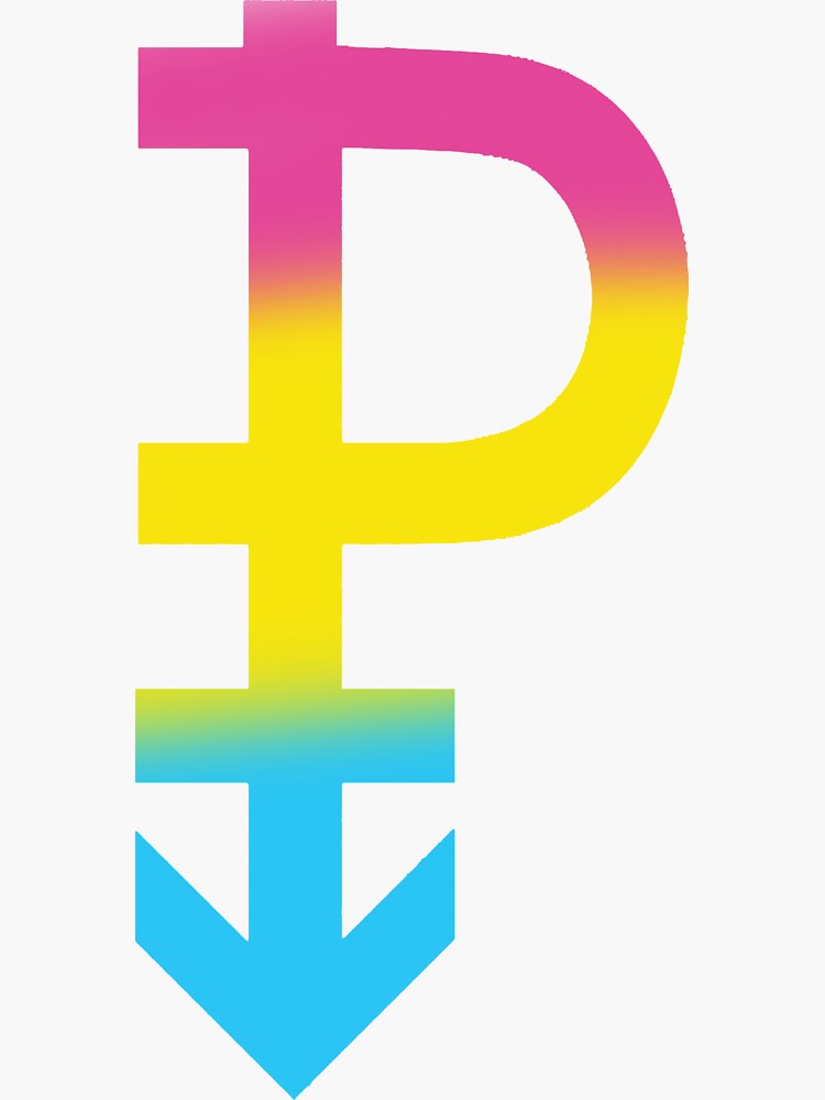 "Pansexual Identity Symbol and Colours Identifying with He/She/It ...