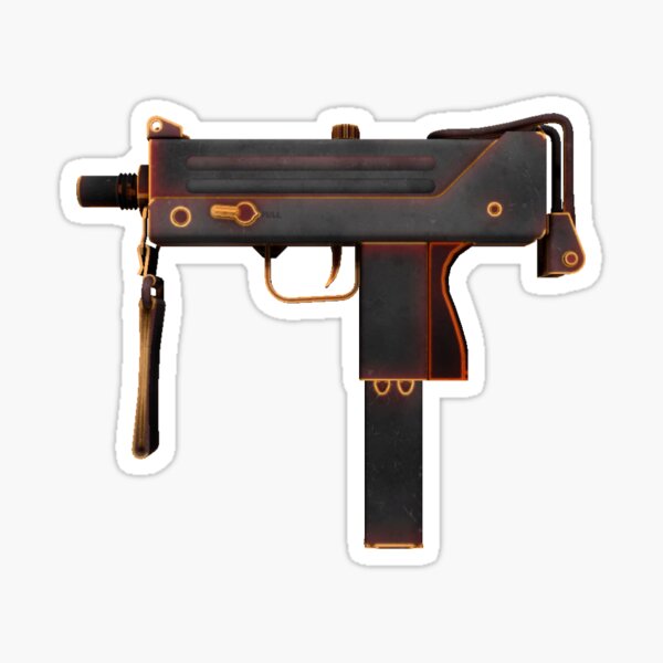 "MAC-10 | Heat" Sticker for Sale by Loyteg | Redbubble