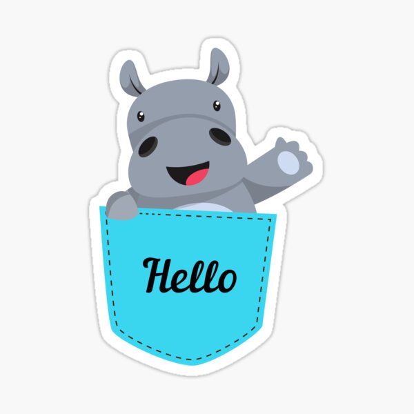 "Hello Hippo Pocket for moms, daughters, sisters, aunts, girlfriends ...