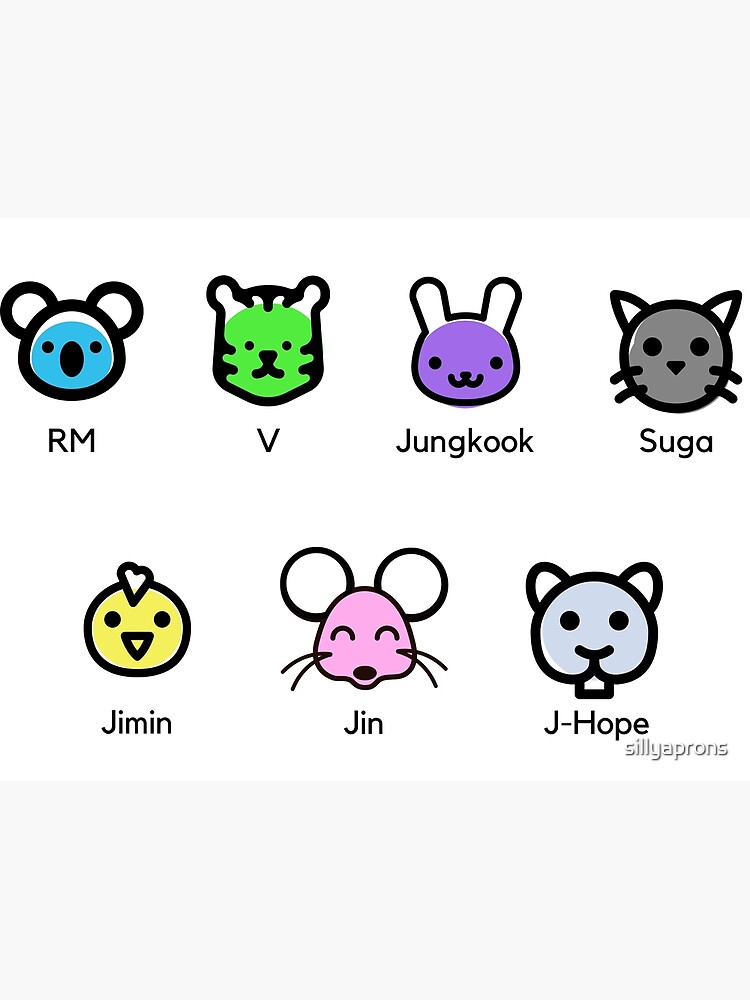 "BTS - Emoji - Design - Mic Colors" Poster for Sale by sillyaprons ...