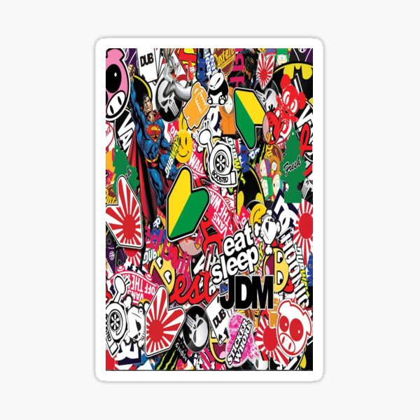 "stisticker bombing" Sticker for Sale by Neysan | Redbubble