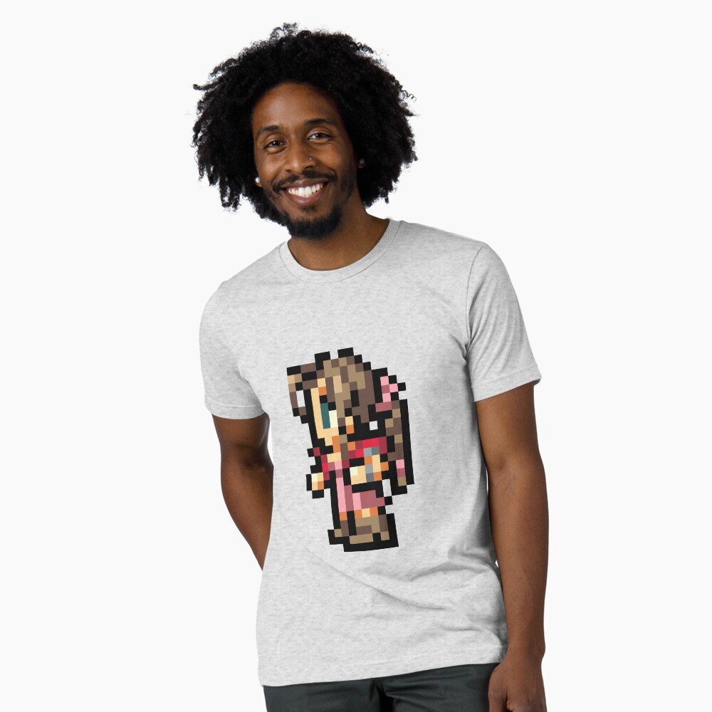 "Final Fantasy VII - Aerith Sprite" Sticker by SpriteZone | Redbubble