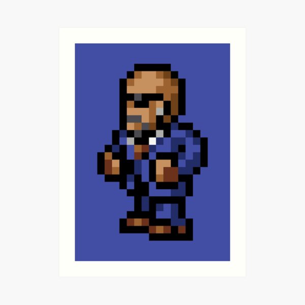 "Final Fantasy VII - Rude Sprite" Art Print for Sale by SpriteZone ...