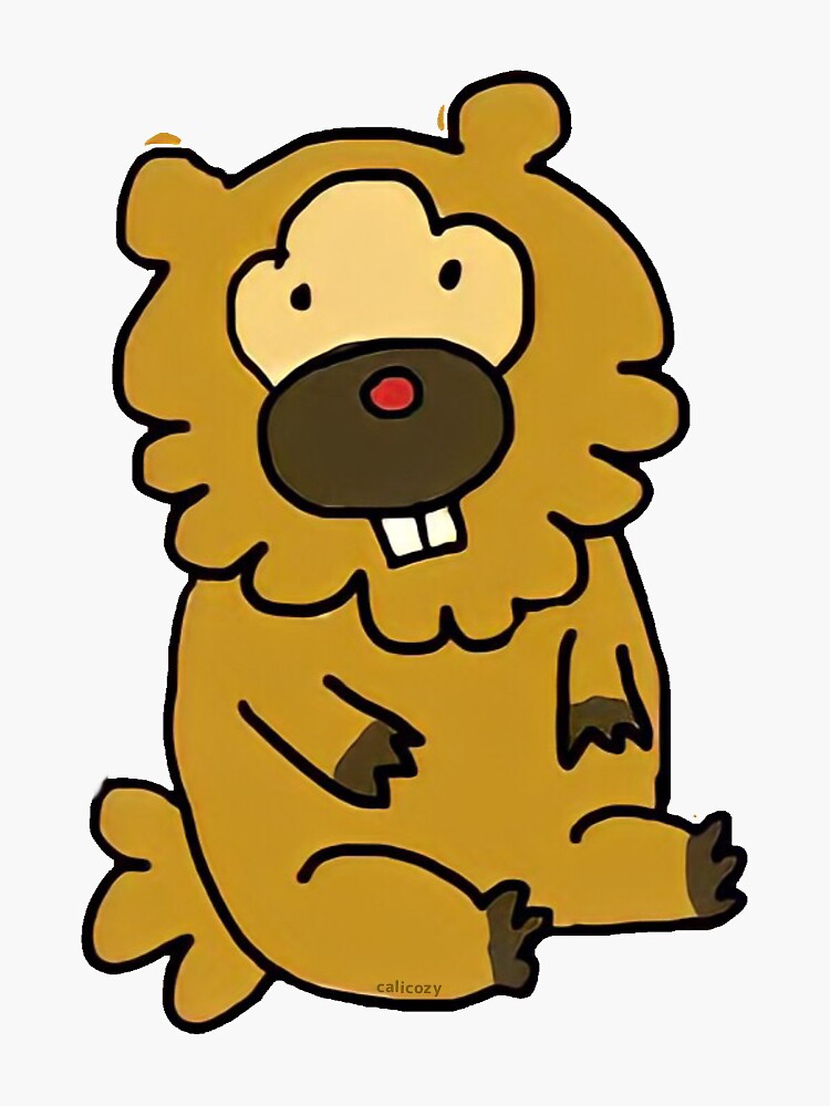 "Big doofus" Sticker for Sale by calicozyart | Redbubble