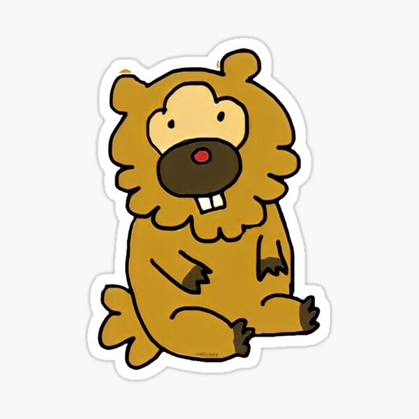 "Big doofus" Sticker for Sale by calicozyart | Redbubble
