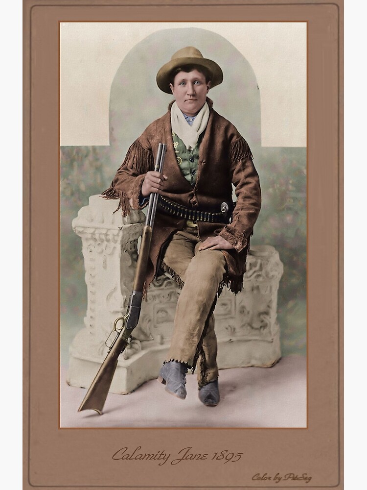 ""Calamity Jane" Cabinet Card 1895" Poster by PatSeg | Redbubble