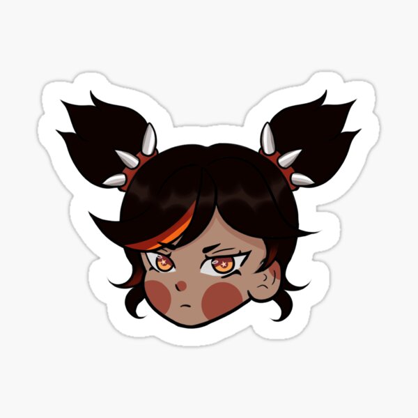 "Xinyan Genshin Impact Sticker" Sticker by Cheury | Redbubble
