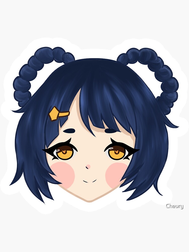 Pegatina «Xiangling Genshin Impact Sticker» de Cheury | Redbubble