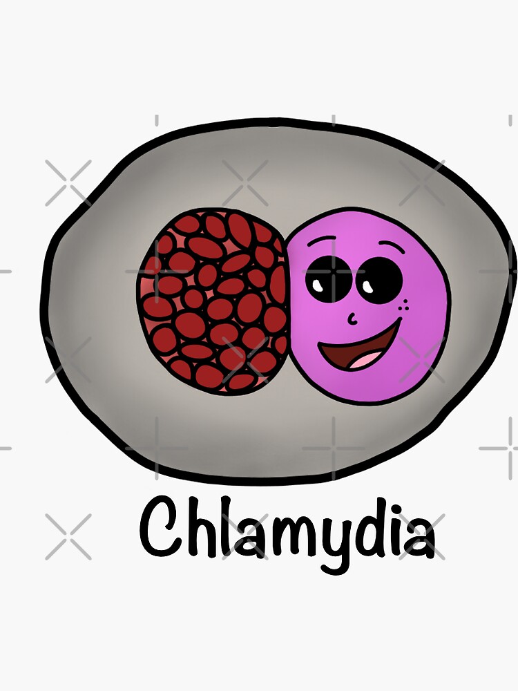 "Chlamydia" Sticker for Sale by twinklepatel25 | Redbubble