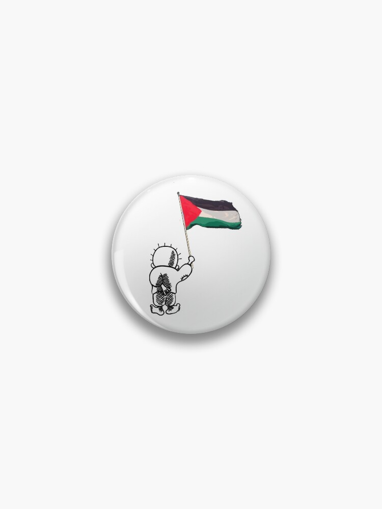 "Palestine-Handala فلسطين حنظلة" Pin for Sale by shorouqaw1 | Redbubble