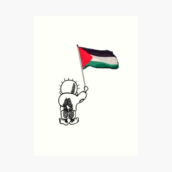 "Palestine-Handala فلسطين حنظلة" Art Print for Sale by shorouqaw1 ...