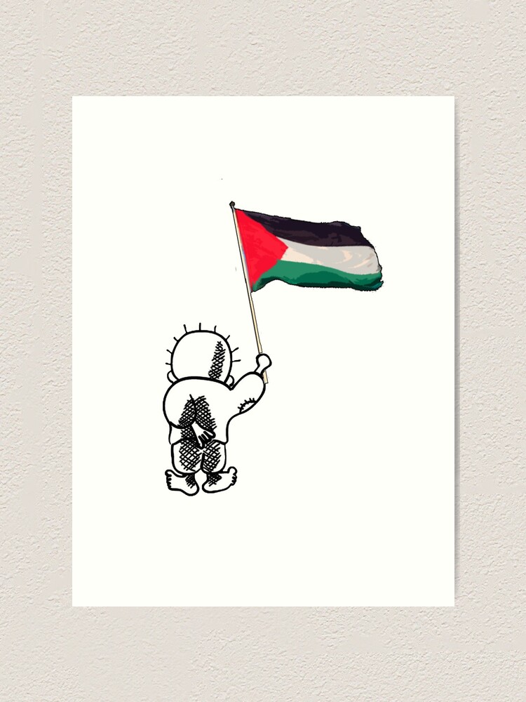 "Palestine-Handala فلسطين حنظلة" Art Print for Sale by shorouqaw1 ...