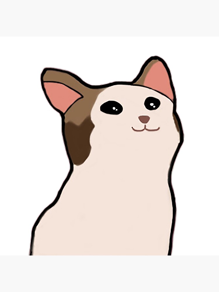 "pop cat bop bop" Poster for Sale by trinityy999 | Redbubble