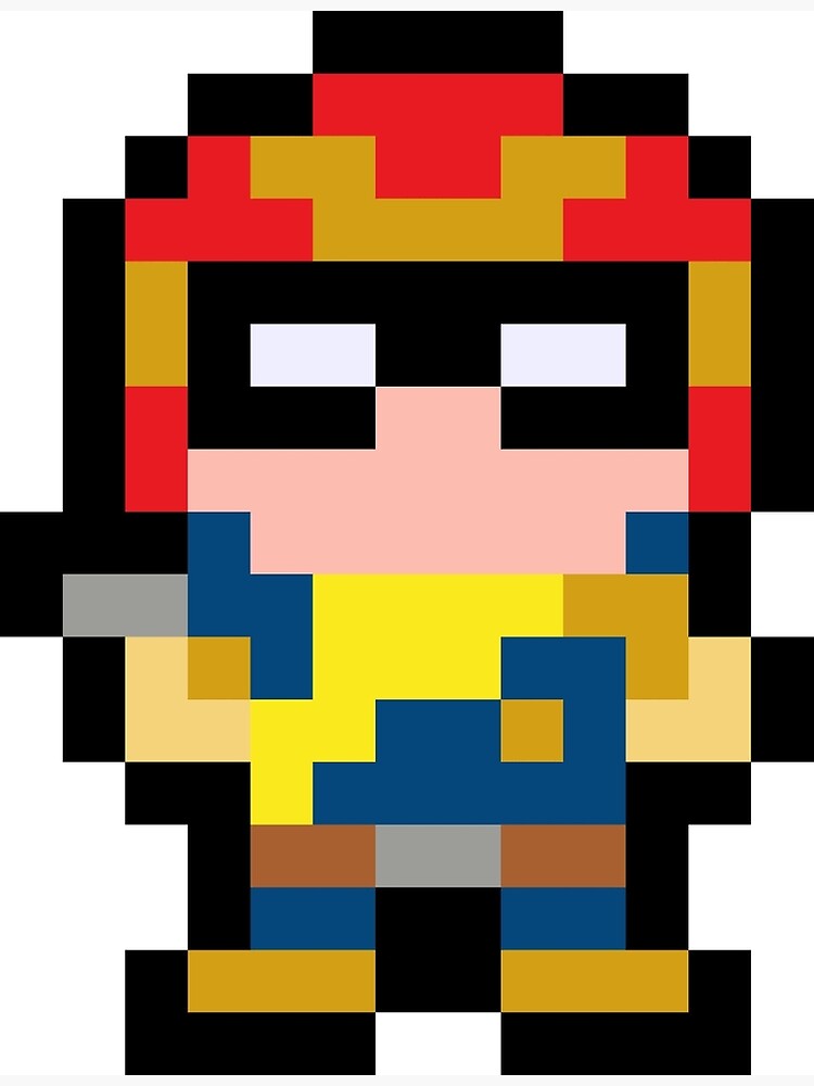 "Pixel Captain Falcon" Art Print for Sale by ImpishMATT | Redbubble