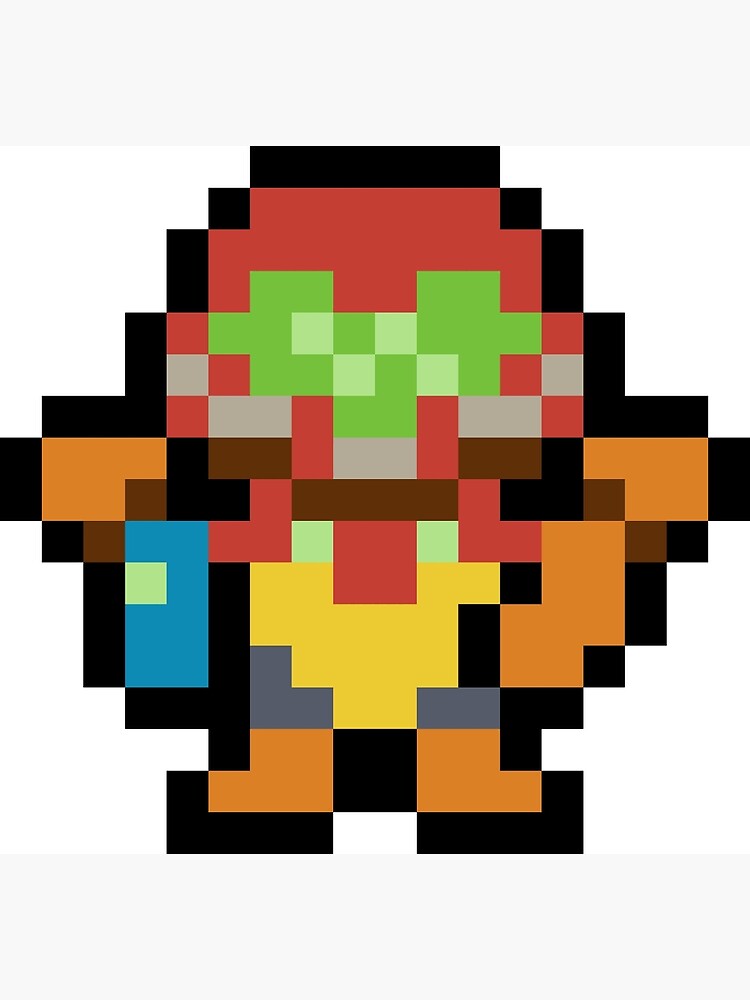 "Pixel Samus Aran" Art Print by ImpishMATT | Redbubble