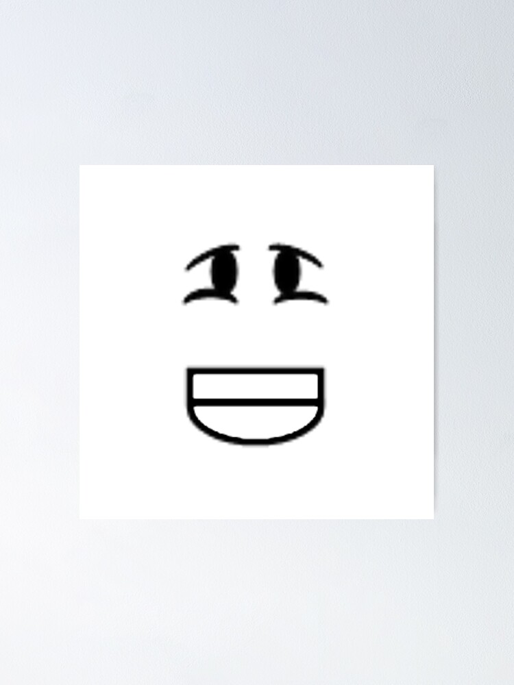 "Roblox Awkward Face" Poster for Sale by hutamaAdi98 | Redbubble
