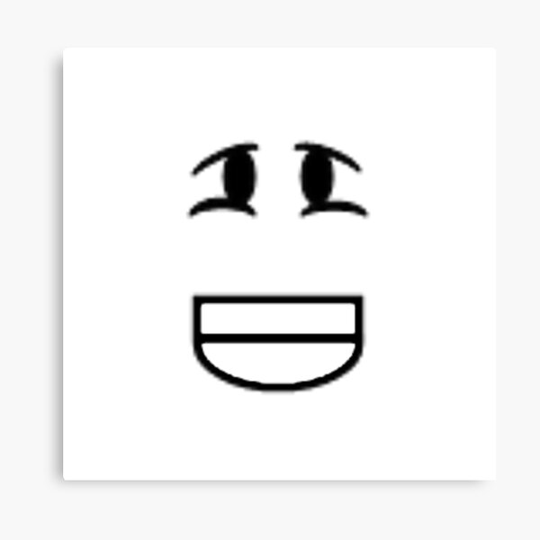 "Roblox Awkward Face" Canvas Print for Sale by hutamaAdi98 | Redbubble