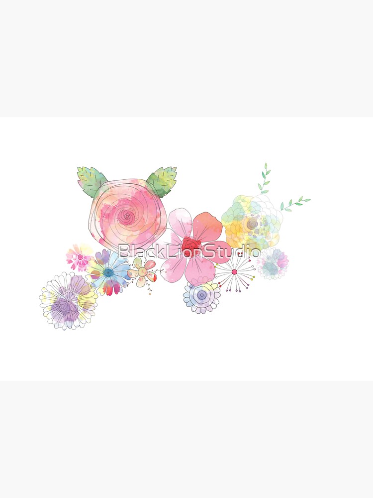 "Pastel Flowers" Sticker by BlackLionStudio | Redbubble