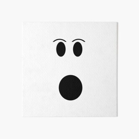 "Roblox Disbelief Face" Art Board Print for Sale by hutamaAdi98 | Redbubble
