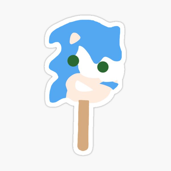 "Sonic popsicle" Sticker for Sale by anahiistick | Redbubble