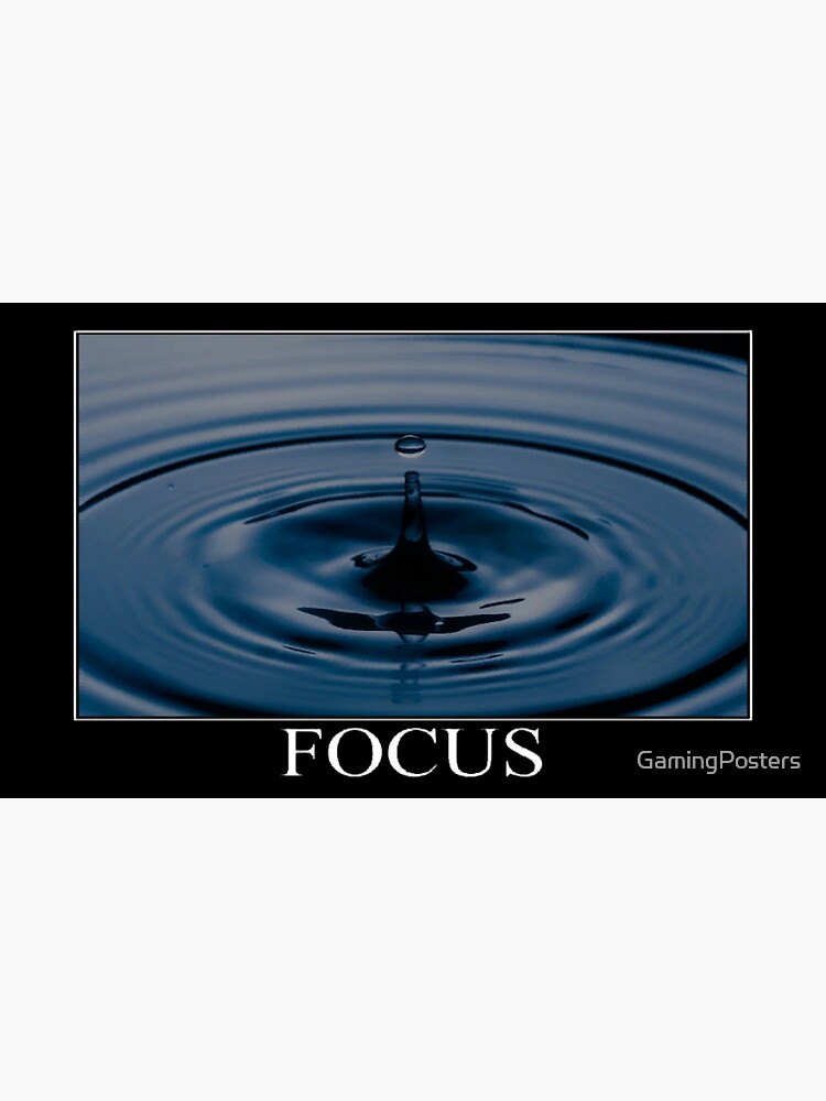 "[Subnautica: Below Zero] FOCUS Motivational Water Droplet Funny Poster ...