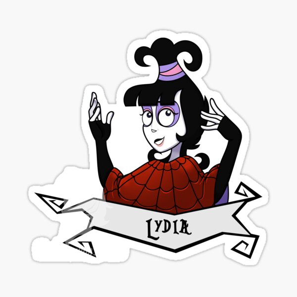"Lydia Deetz" Sticker by LordOfTheShadow | Redbubble