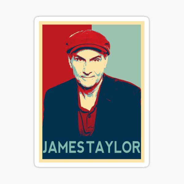 "Retro Hope Style James Taylor Pop" Sticker for Sale by ThomasPete ...