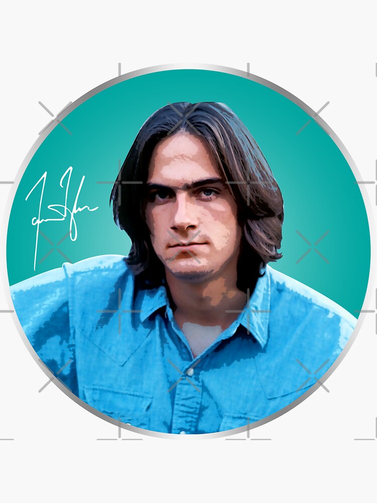 "Signature James Taylor Gifts For Fans" Sticker for Sale by ThomasPete ...