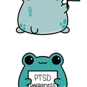 "PTSD Awareness Frogs" Sticker for Sale by CorieCake | Redbubble