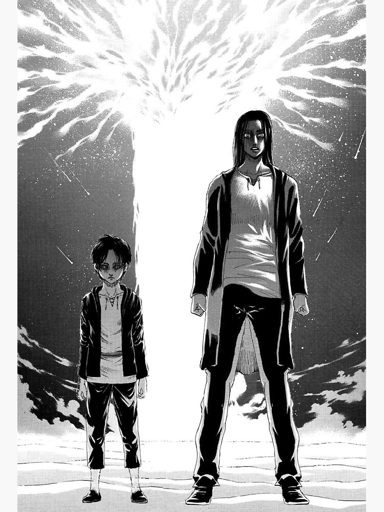 Póster «Eren Jaeger Paths Shingeki no kyojin » de Rainbowqrz | Redbubble