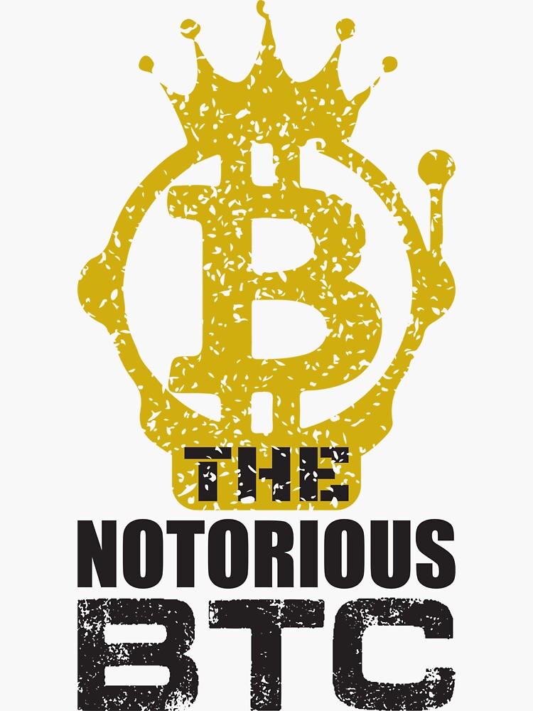 "Notorious" Sticker for Sale by FauzIDEA | Redbubble