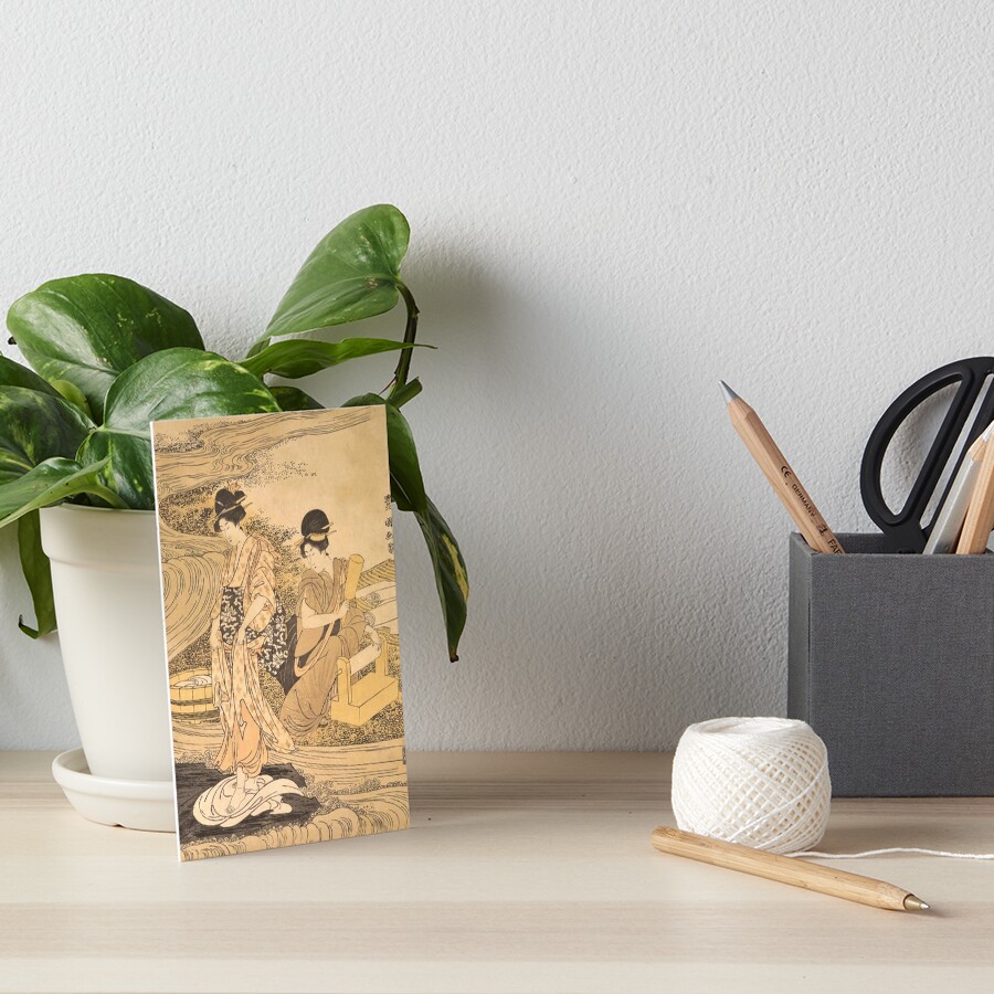 Tetsukuri No Tamagawa On The Musashino Plain 33 Art Board Print For Sale By Justastuf Redbubble