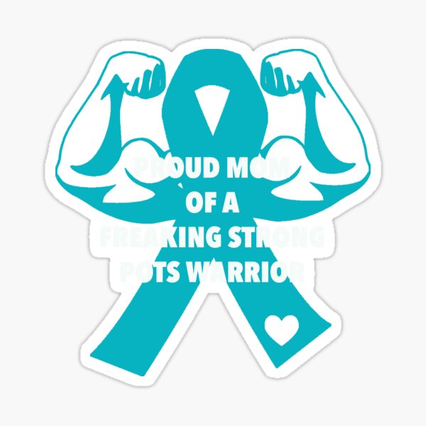 "Proud Mom Strong POTS" Sticker for Sale by purrfectpixx | Redbubble