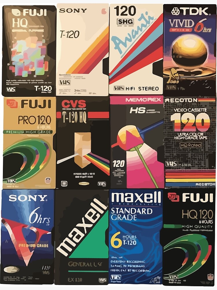 Póster «Collage de VHS Y2K» de naddyicecreates | Redbubble